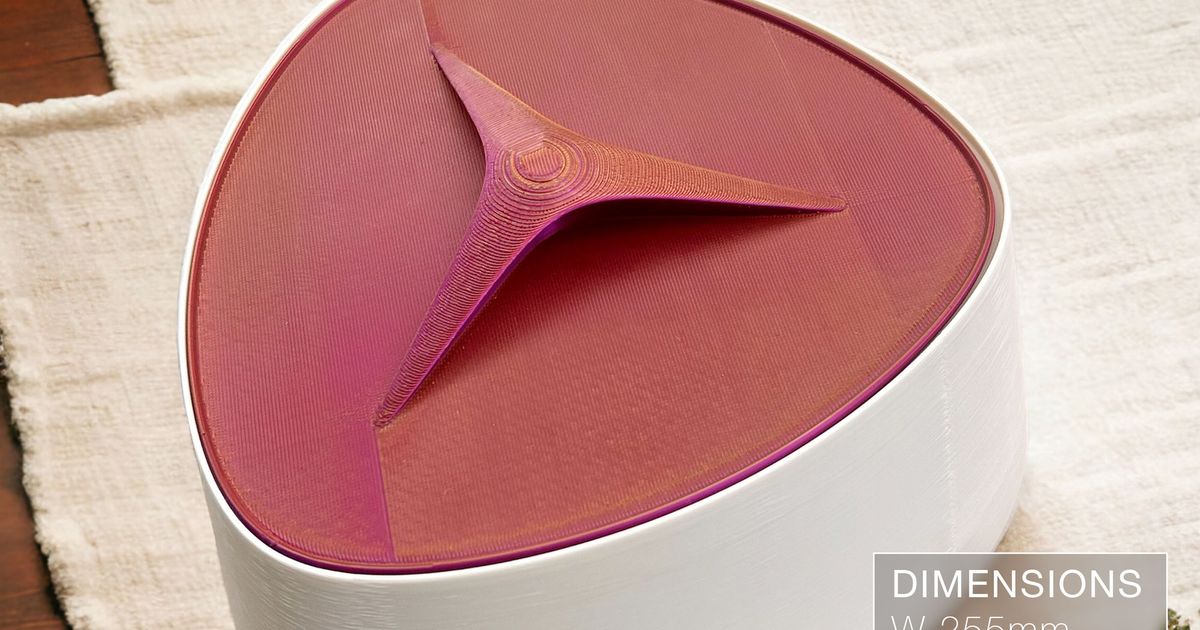 DELTA STORAGE BOX | with lid and dividers by Charles Regaud ...