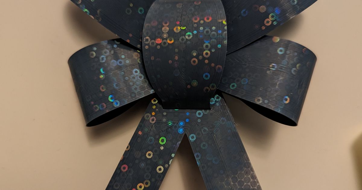 Gift Bow for Imprint Build Plates by Duveltj | Download free STL model ...