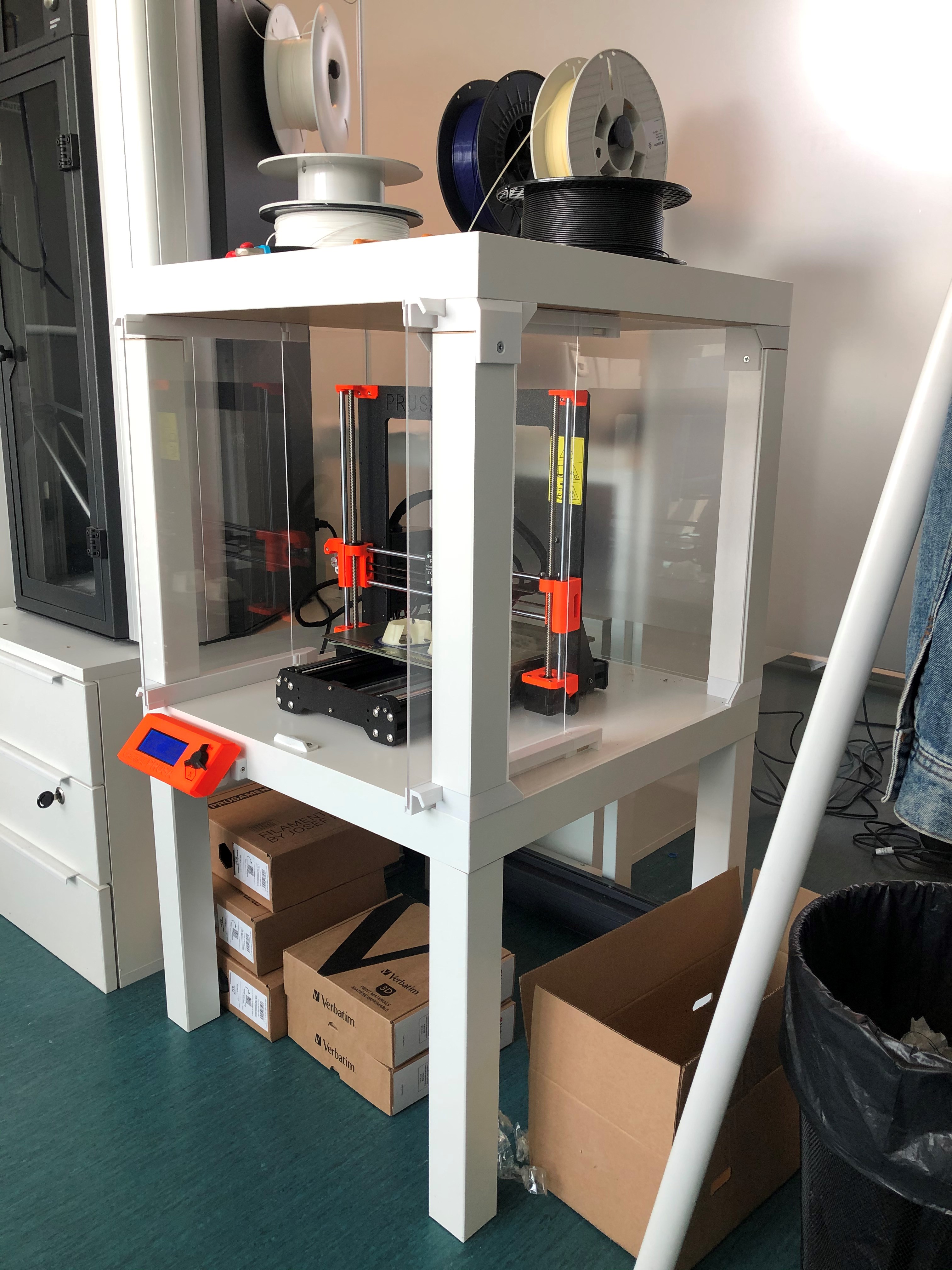 Prusa "Slack Lack" Enclosure by Ged Kerezis | Download free STL model ...