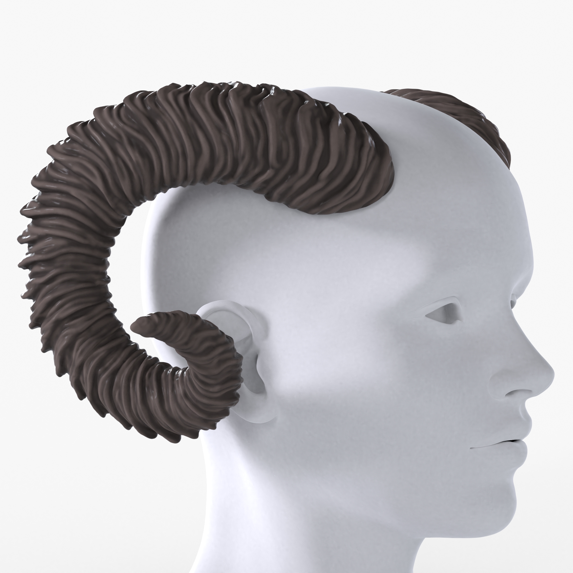 Cadence | Large Curled Ram Horns by Shadowfall Workshop | Printables Store