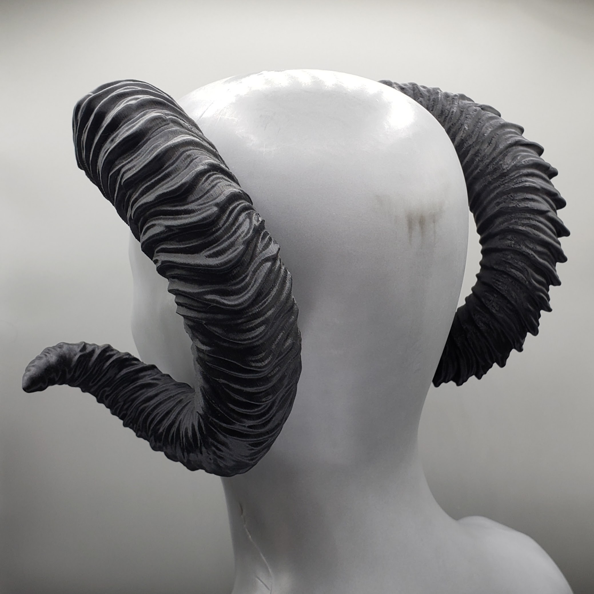 Cadence Large Curled Ram Horns By Shadowfall Workshop Printables Store