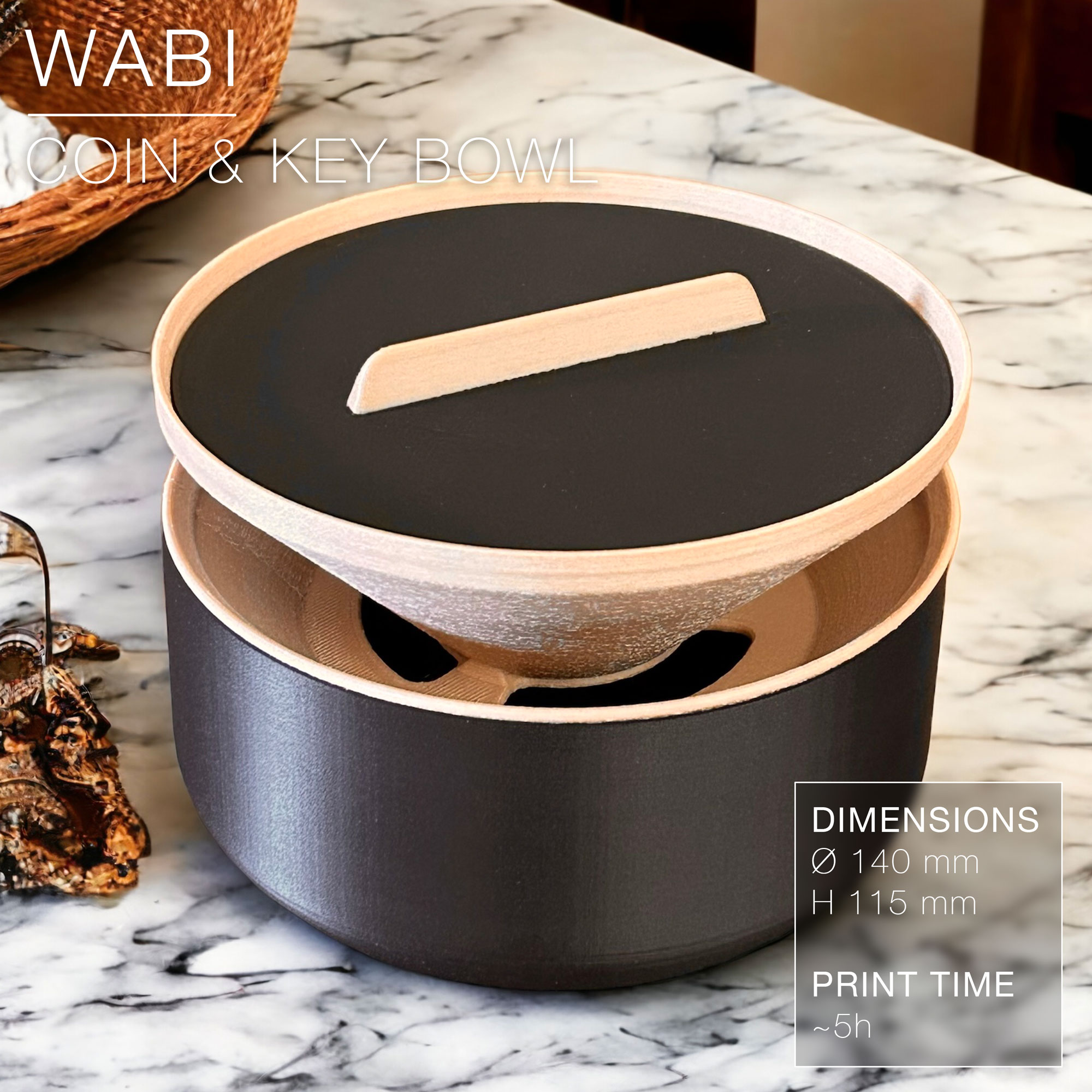 WABI | Coin & key bowl by Charles Regaud | Printables Store