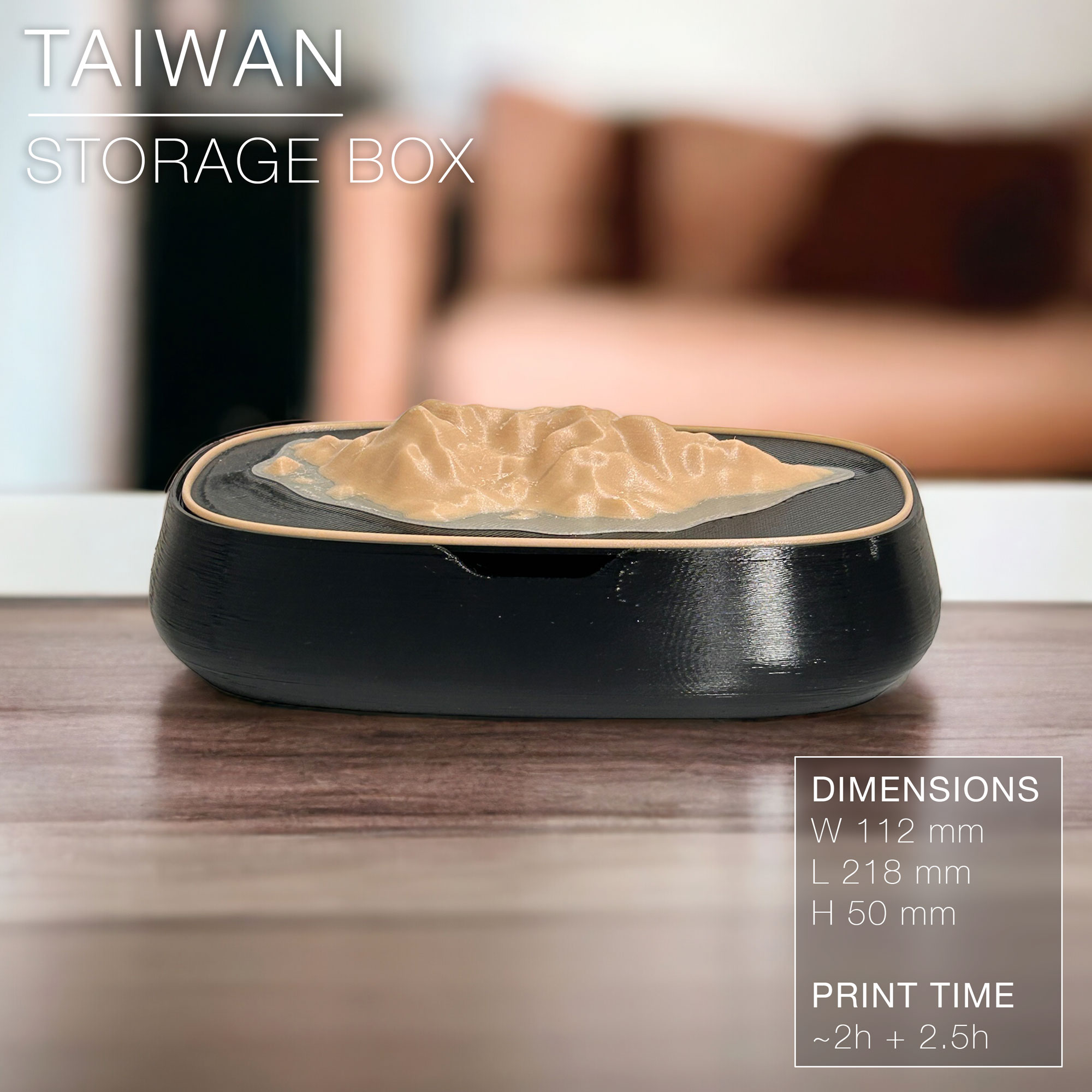 TAIWAN | Storage box by Charles Regaud | Download free STL model ...