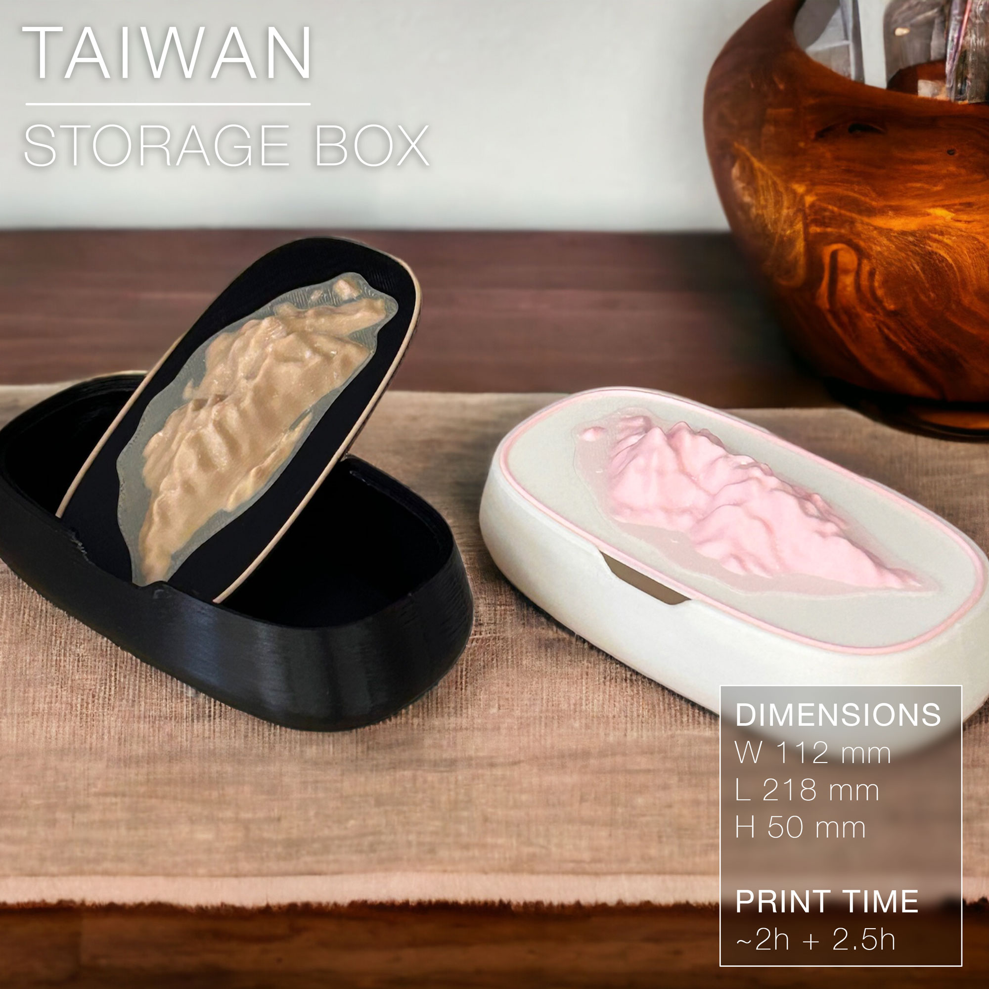 TAIWAN | Storage box by Charles Regaud | Download free STL model ...
