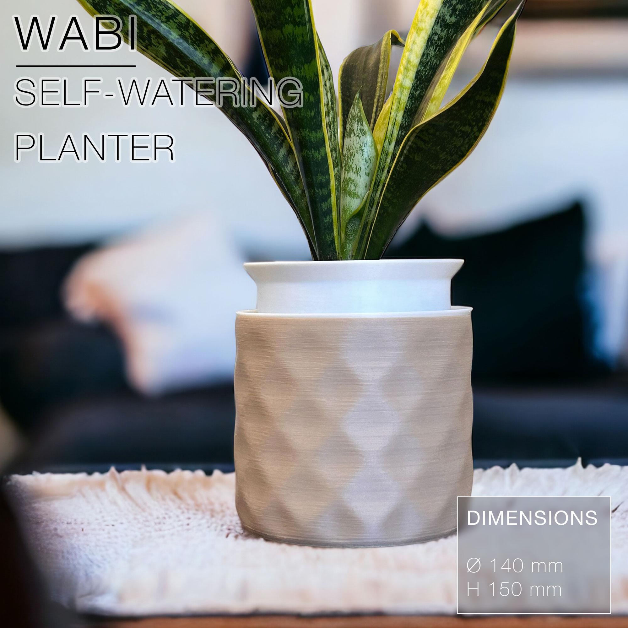 WABI | Self-watering Planter by Charles Regaud | Printables Store