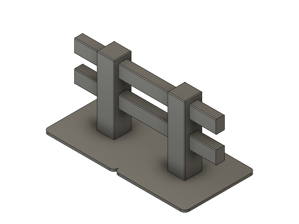 Minecraft plot (Minecraft Fence) by DaTTcz | Download free STL model ...