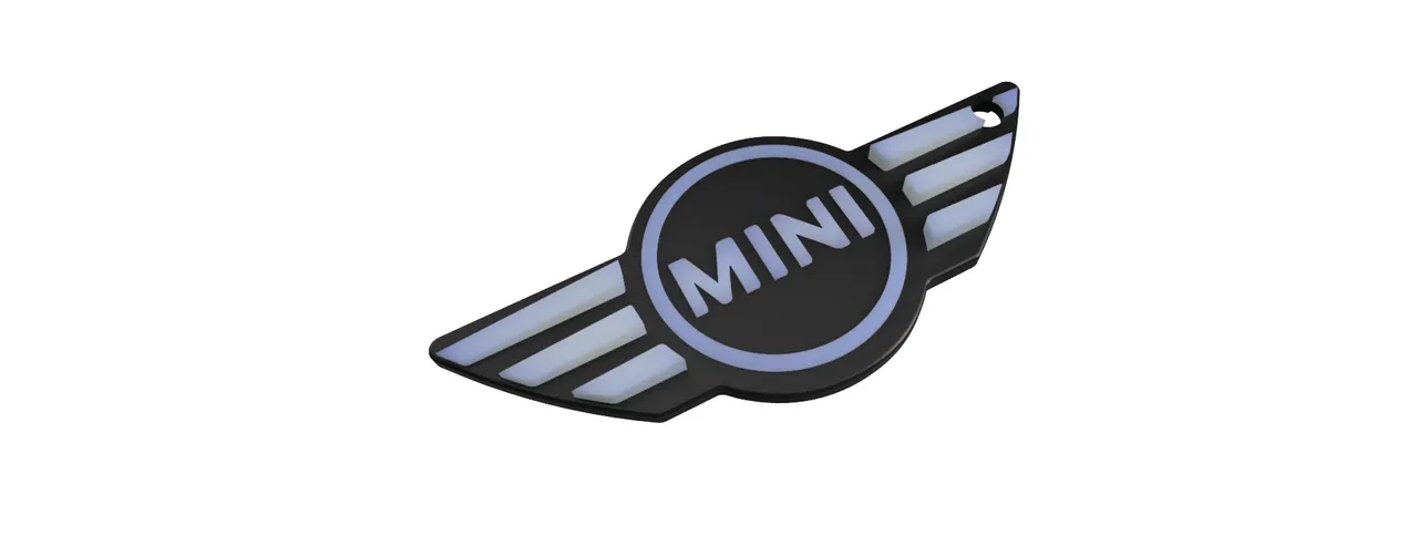 Mini Cooper key ring logo by Etincz | Download free STL model ...