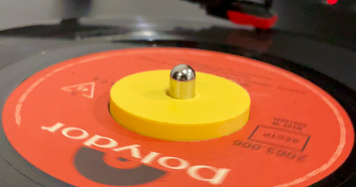 45 Vinyl Adapter - Clean Version by Diogo Azevedo | Download free STL ...