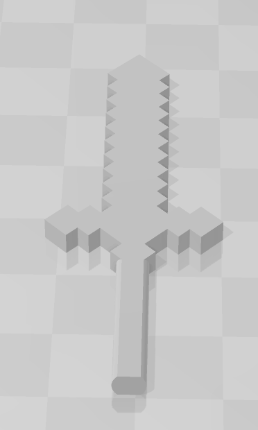 minecraft sword by Gaming- King | Download free STL model | Printables.com