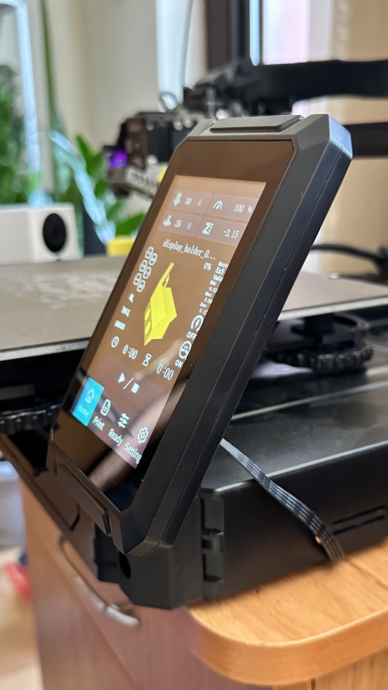 Ender 3 S1 Pro display mount 60 deg with cable clip by SunaySG ...