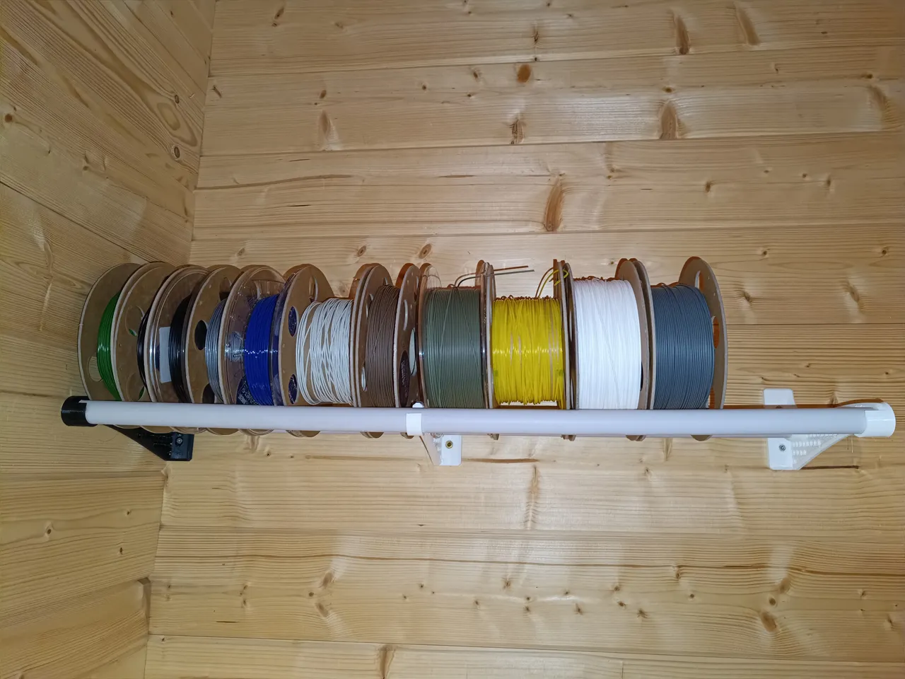 Filament Spool Wall Holder by 3D4life | Download free STL model ...
