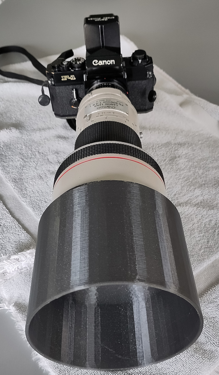 Hood for 300/2.8 FD lens by LaurentB45 | Download free STL model ...