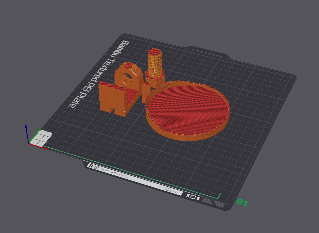 Round stand with table mount by amstaffcrew | Download free STL model ...