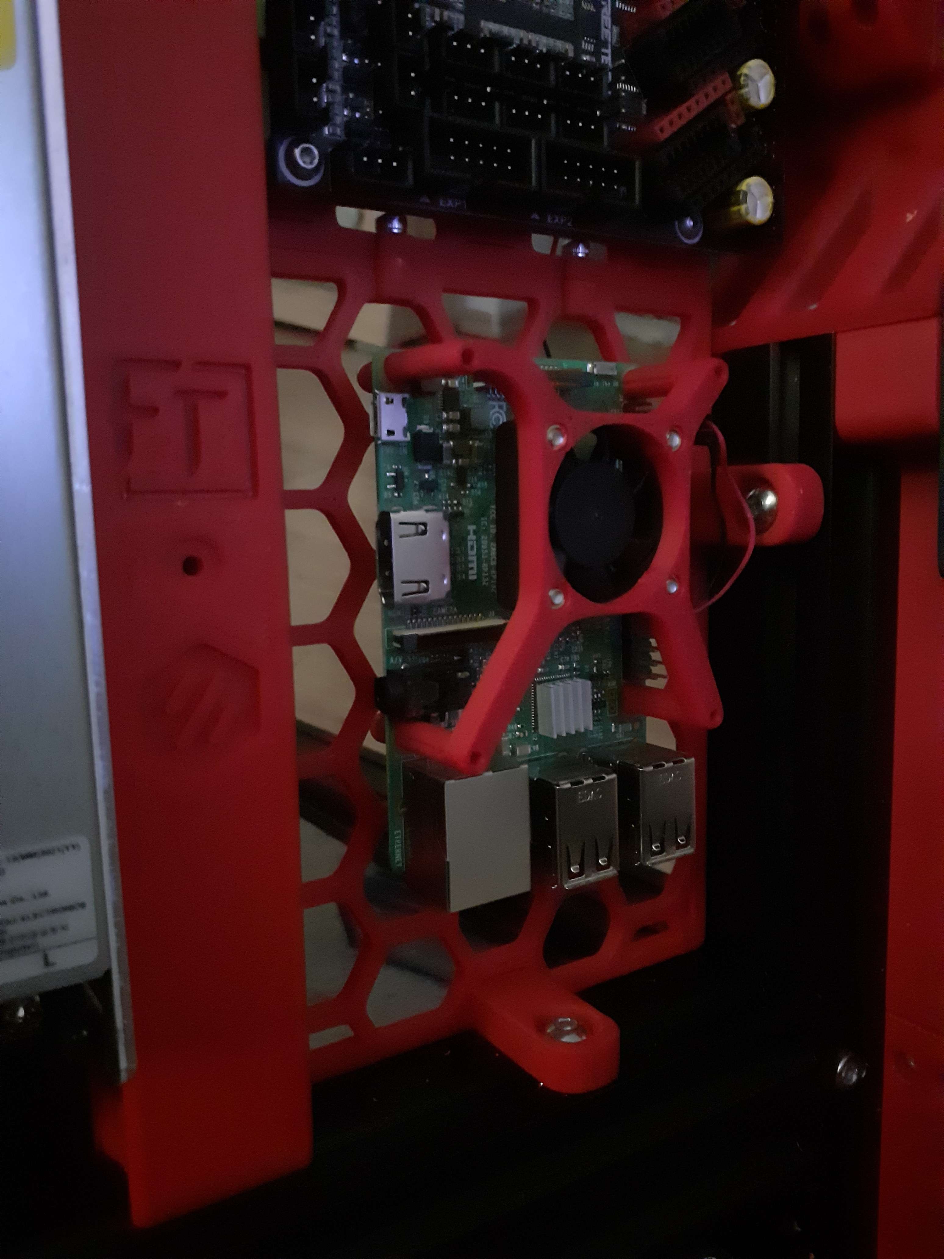 ENDERWIRE RASPBERRY PI 3B+ 30X30 FAN HOLDER FIZZY TECH MOD by ...