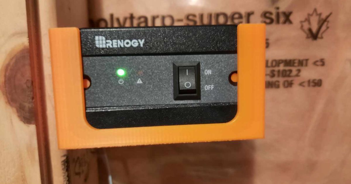 Renogy Inverter Control Panel Wall Mount by cpayne3d | Download free ...