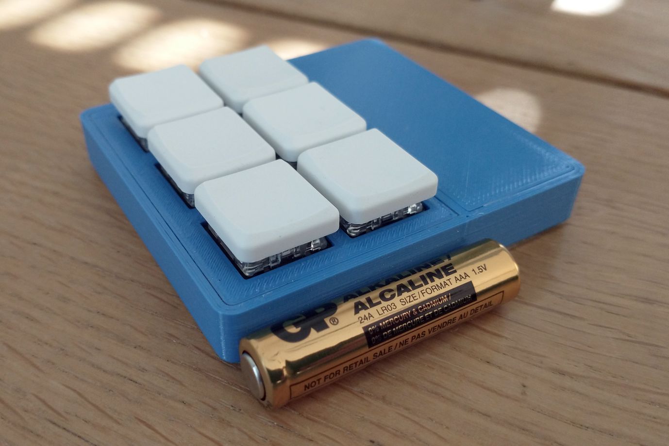 Slim 6 Key Macro Keypad by JGW | Download free STL model | Printables.com