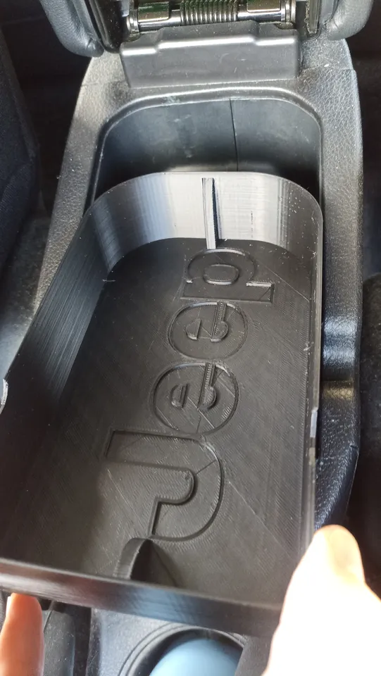Jeep Compass armrest storage box by Cnc .model | Download free STL ...
