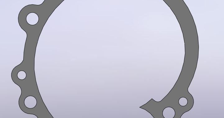 S54 Water Pump Gasket by 303composites | Download free STL model ...