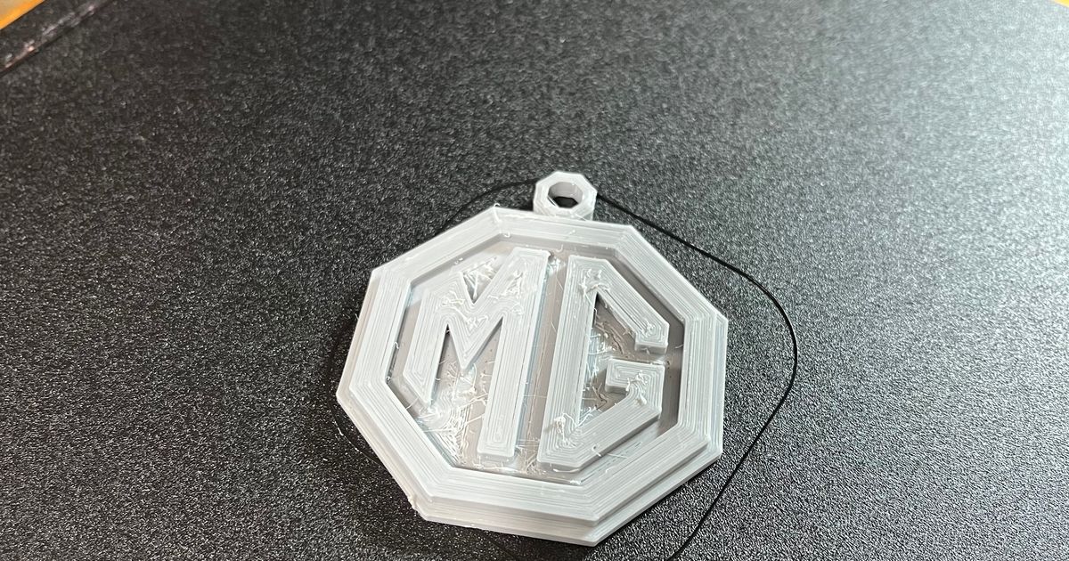 MG Octagon Logo Key Chain Keychain or Ornament by Jordan K | Download ...