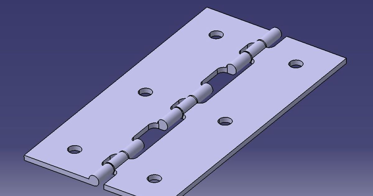 Print in place hinge by thyzen777 | Download free STL model ...