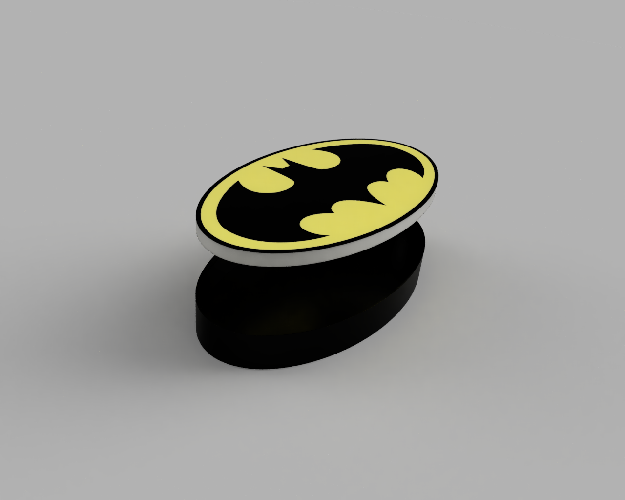 Batman Logo Lightbox - Led Lamp by Valda3D | Download free STL model ...