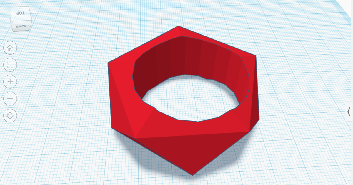 Low poly ring by casen | Download free STL model | Printables.com