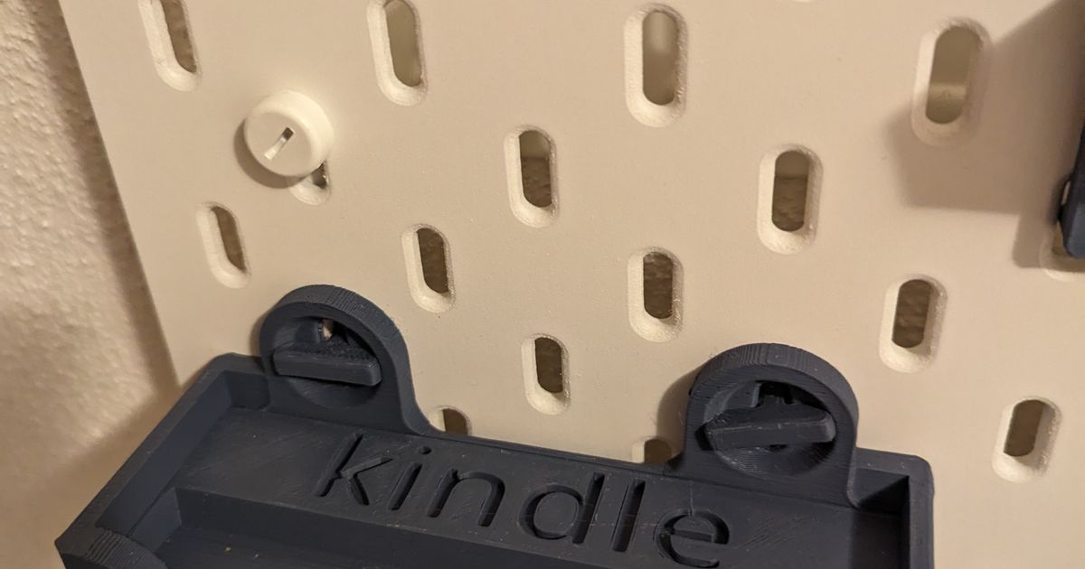 Skadis Kindle Paperwhite mount by AK | Download free STL model ...