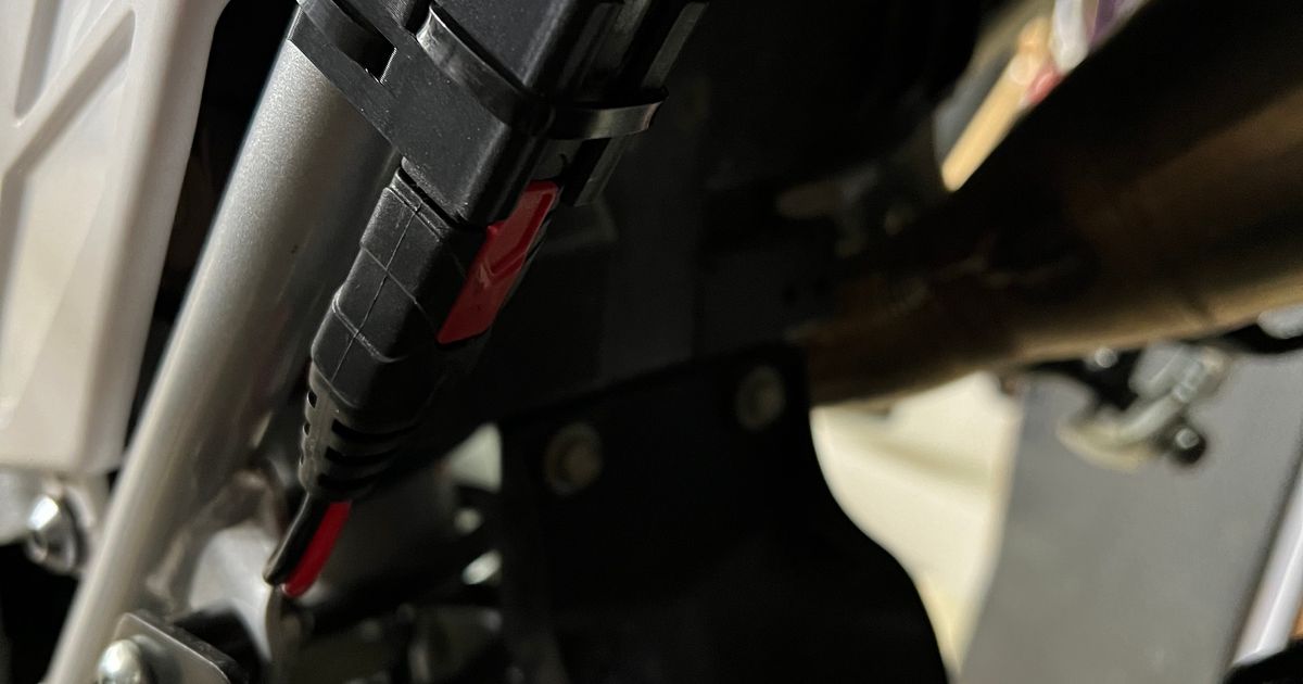 Noco Charger Cable Motorcycle Frame Mount by Trajan | Download free STL ...