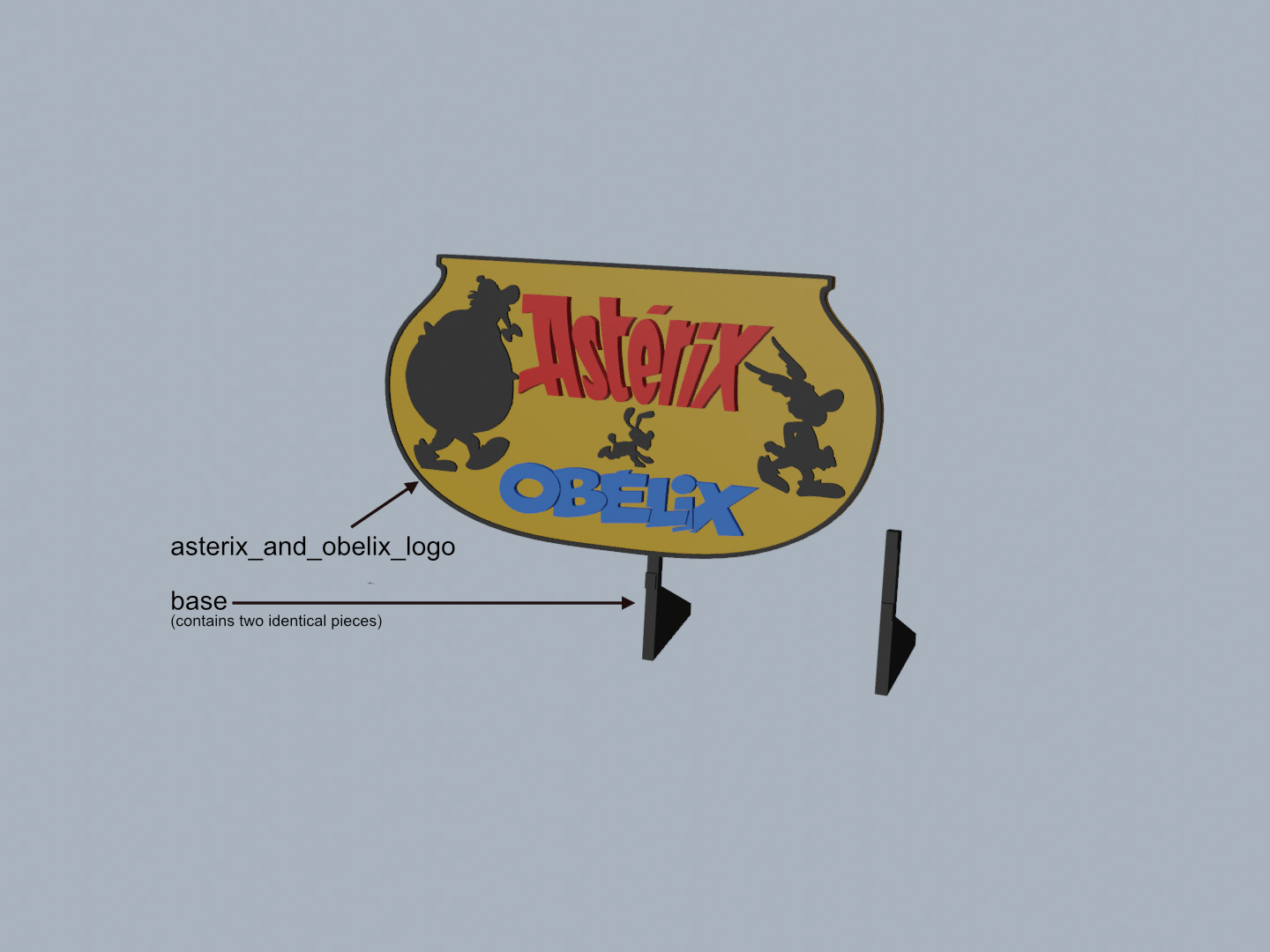 Asterix and Obelix Logo par reddadsteve | Téléchargez gratuitement un ...