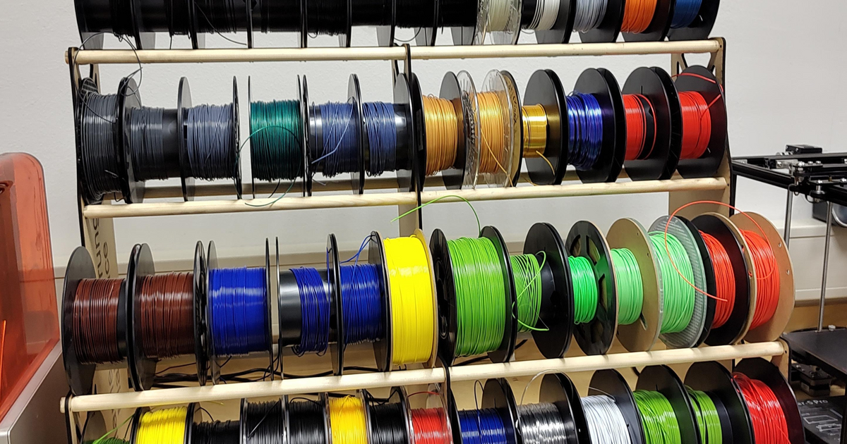 Double RepRack - DIY Filament Storage x4 by Max Siebenschläfer ...