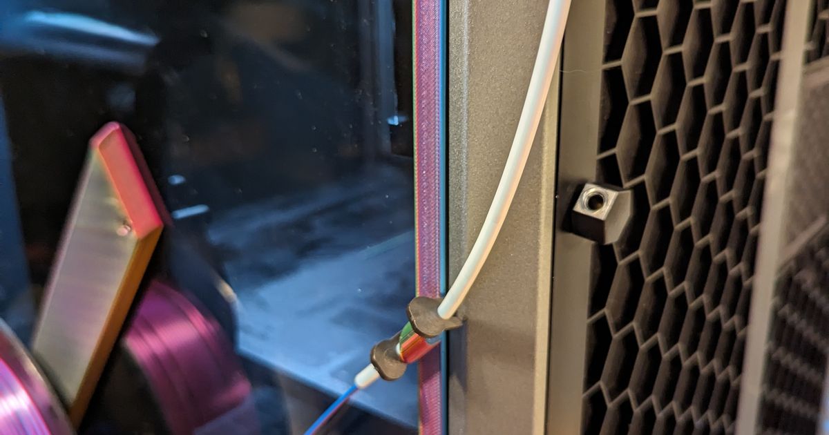 Creality K1/K1 Max - Side Spool Bowden Tube Guide von Kevin Wells ...