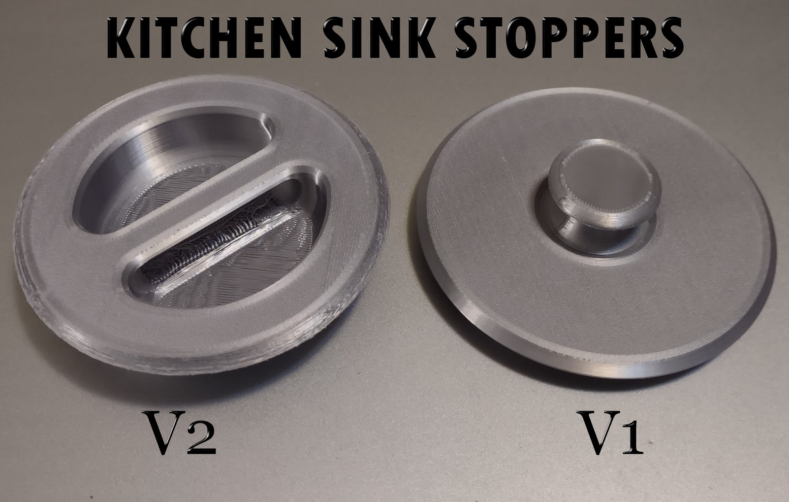 Kitchen Sink Stopper by JPM Designs | Download free STL model ...