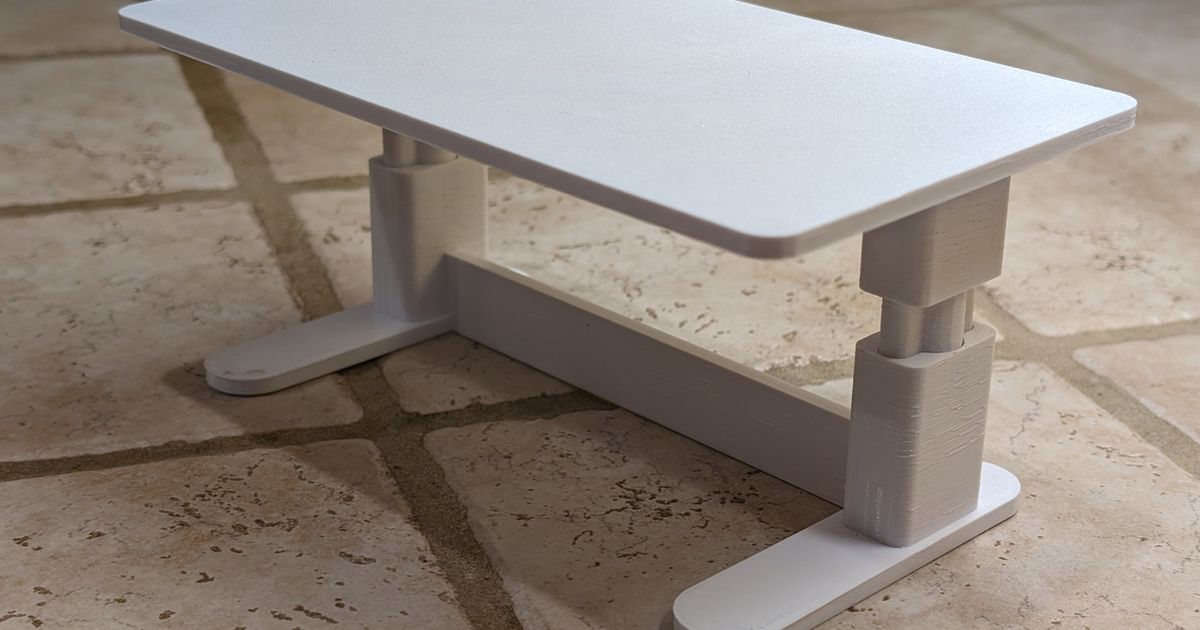 Mini standing desk by nlaverdure | Download free STL model | Printables.com
