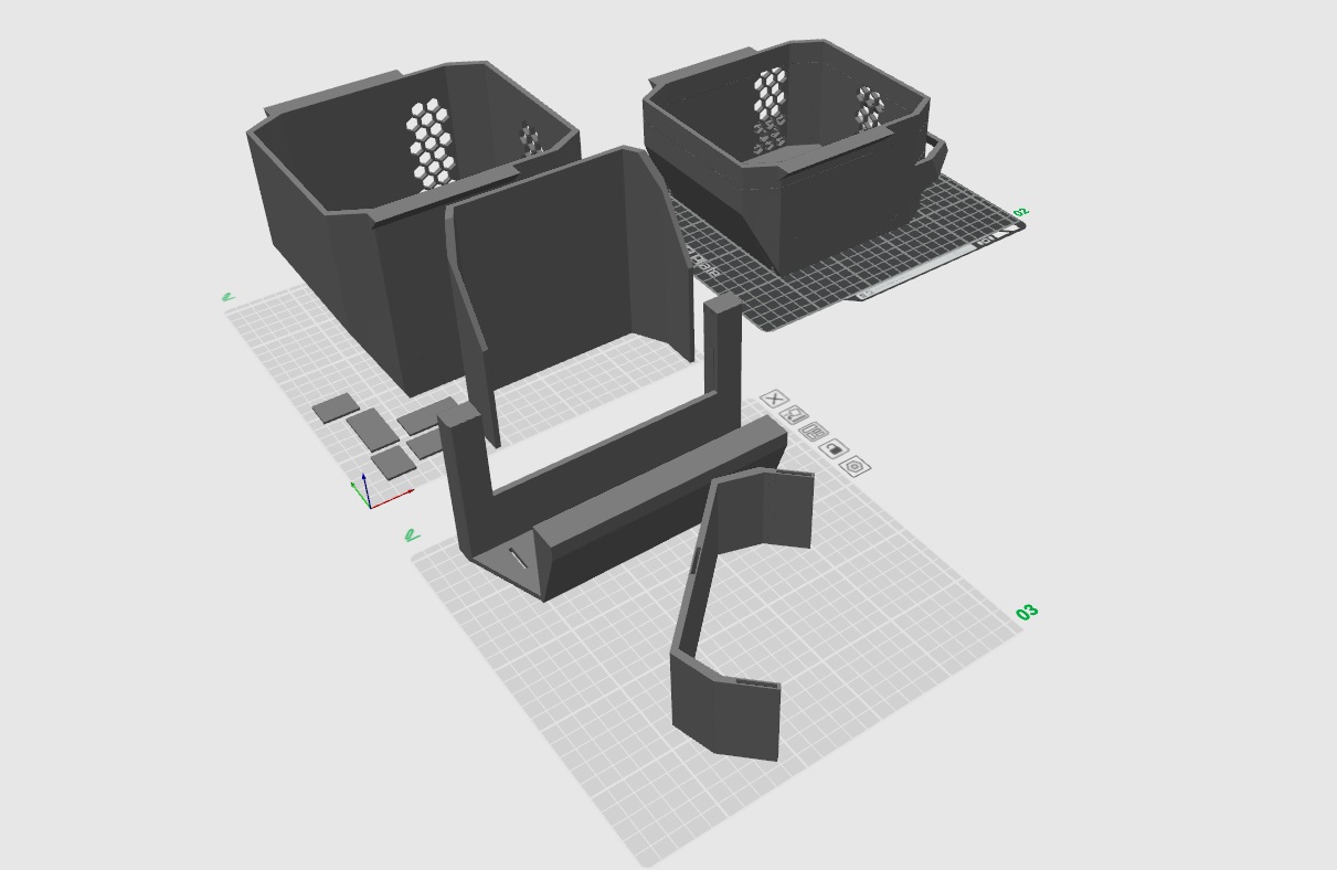 Bambu A1 side table waste bin (Ikea Lack) by Truepaint | Download free ...