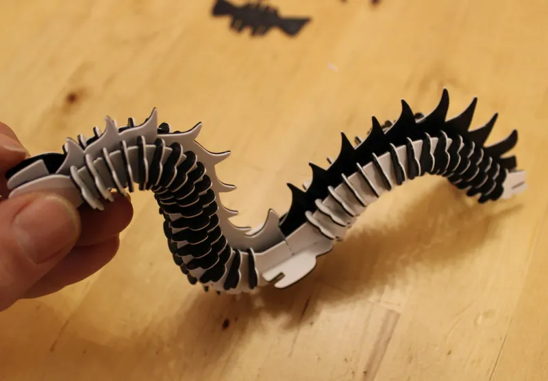 Wood Dragon 3D-Puzzle Gift Kit Card by moWerk | Download free STL model ...