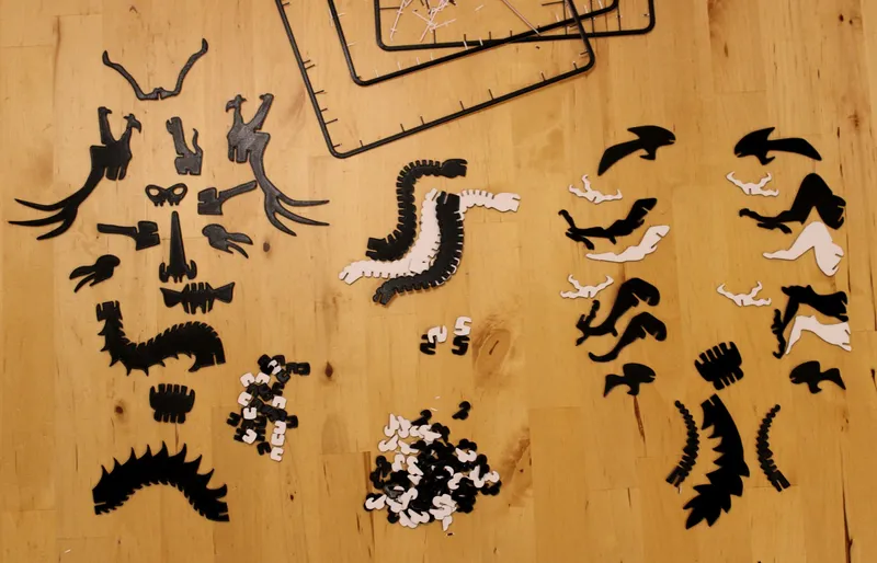Wood Dragon 3D-Puzzle Gift Kit Card by moWerk | Download free STL model ...