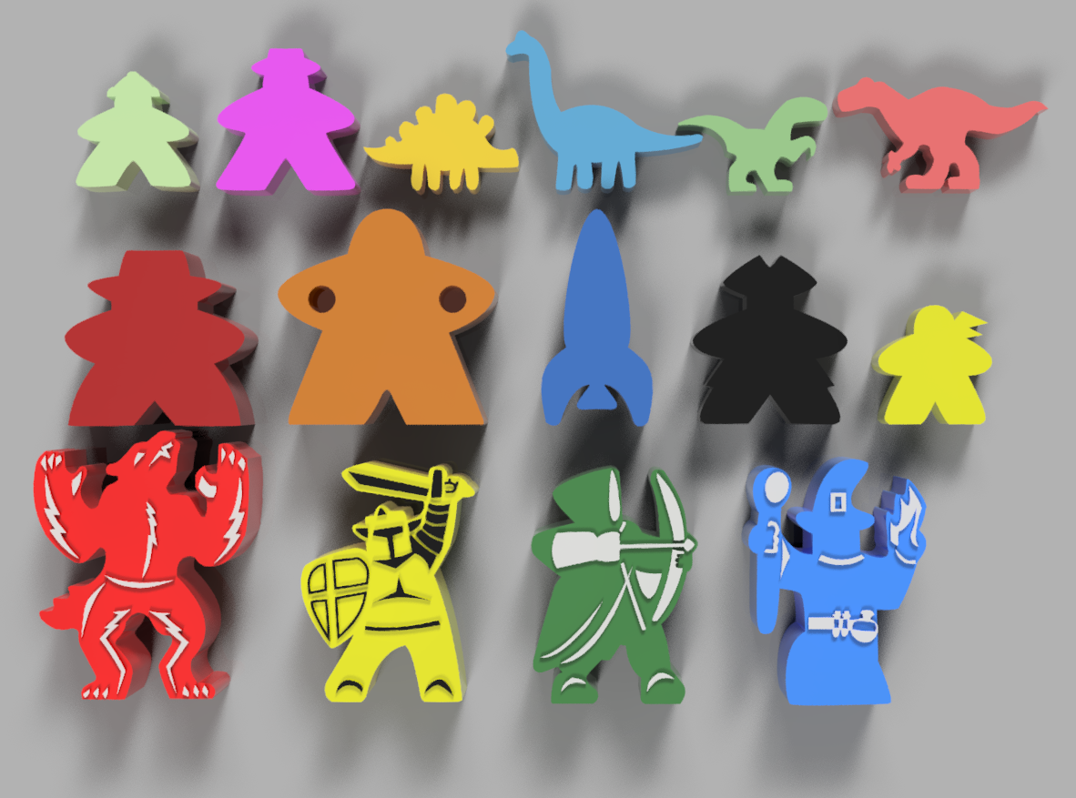 Tiny Epic Meeples Collection von endofturn | Kostenloses STL-Modell ...