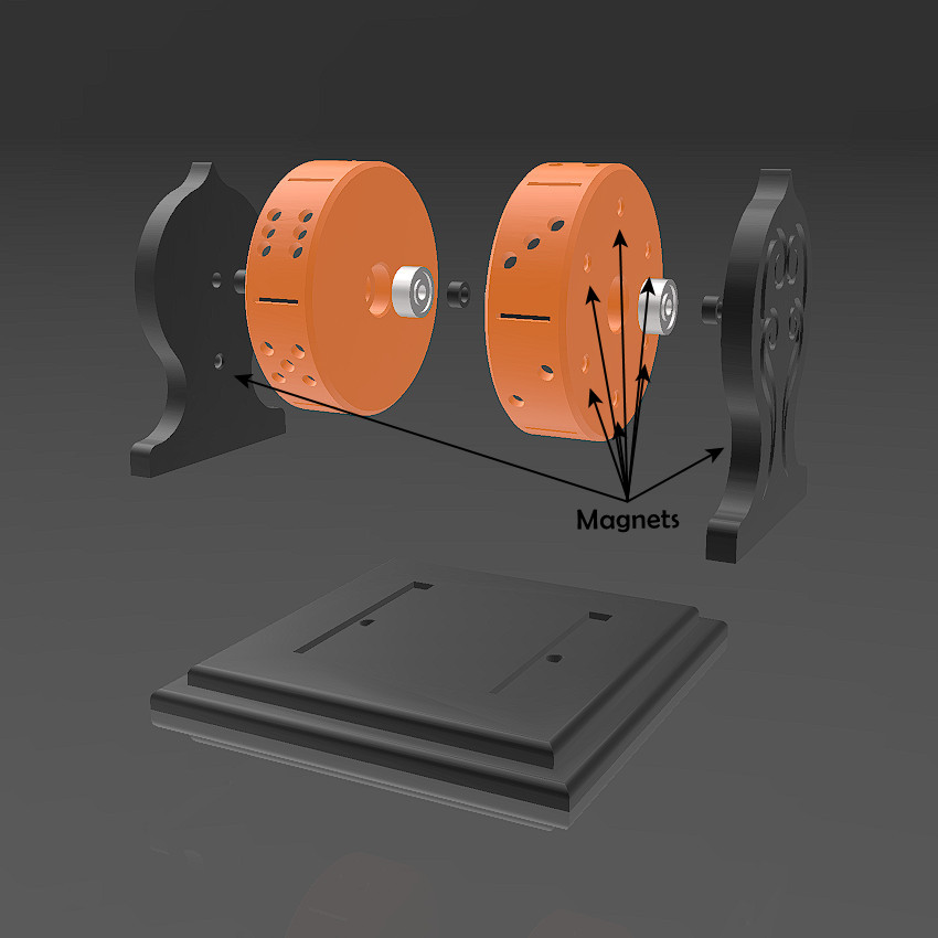 Rotating Dice by Gustavo Rezende | Download free STL model | Printables.com