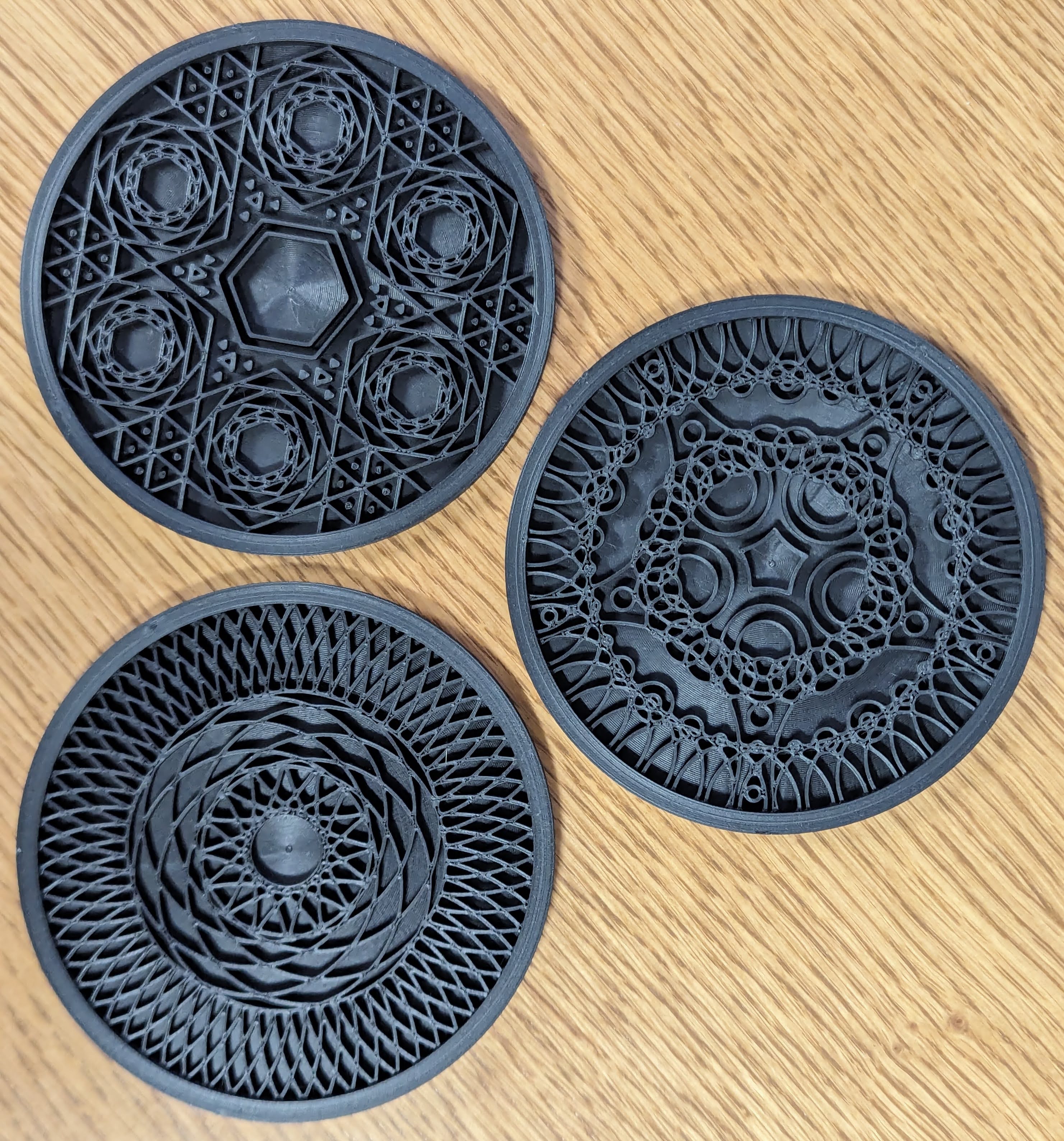 Coasters and Holders by benkrejci | Download free STL model ...