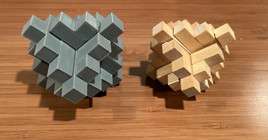 Small Luban Lock Puzzle by Sabadass | Download free STL model ...