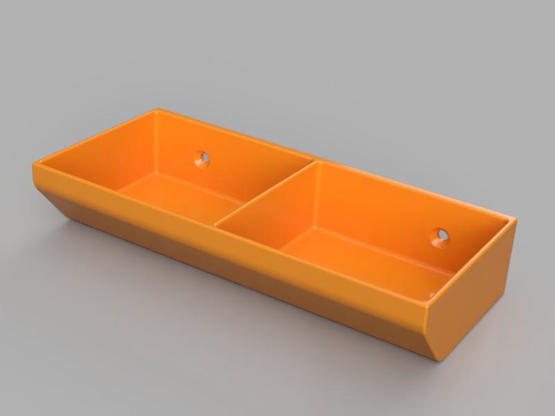 Set of Bins for small items mounted on the Honeycomb storage wall by ...
