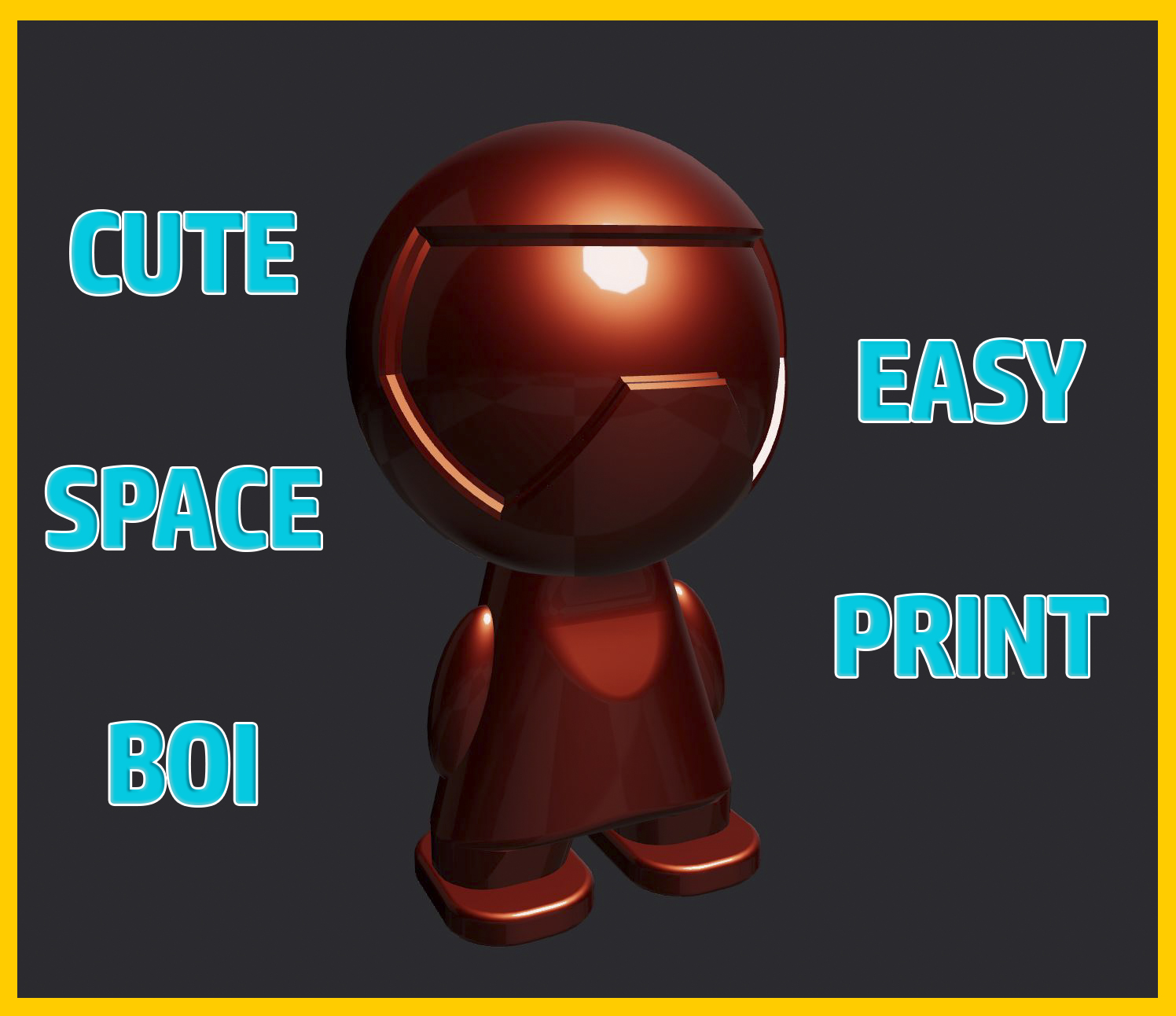 Cute Mini Space Boi - Fun 3DBenchy Alternative by Anefecious | Download ...
