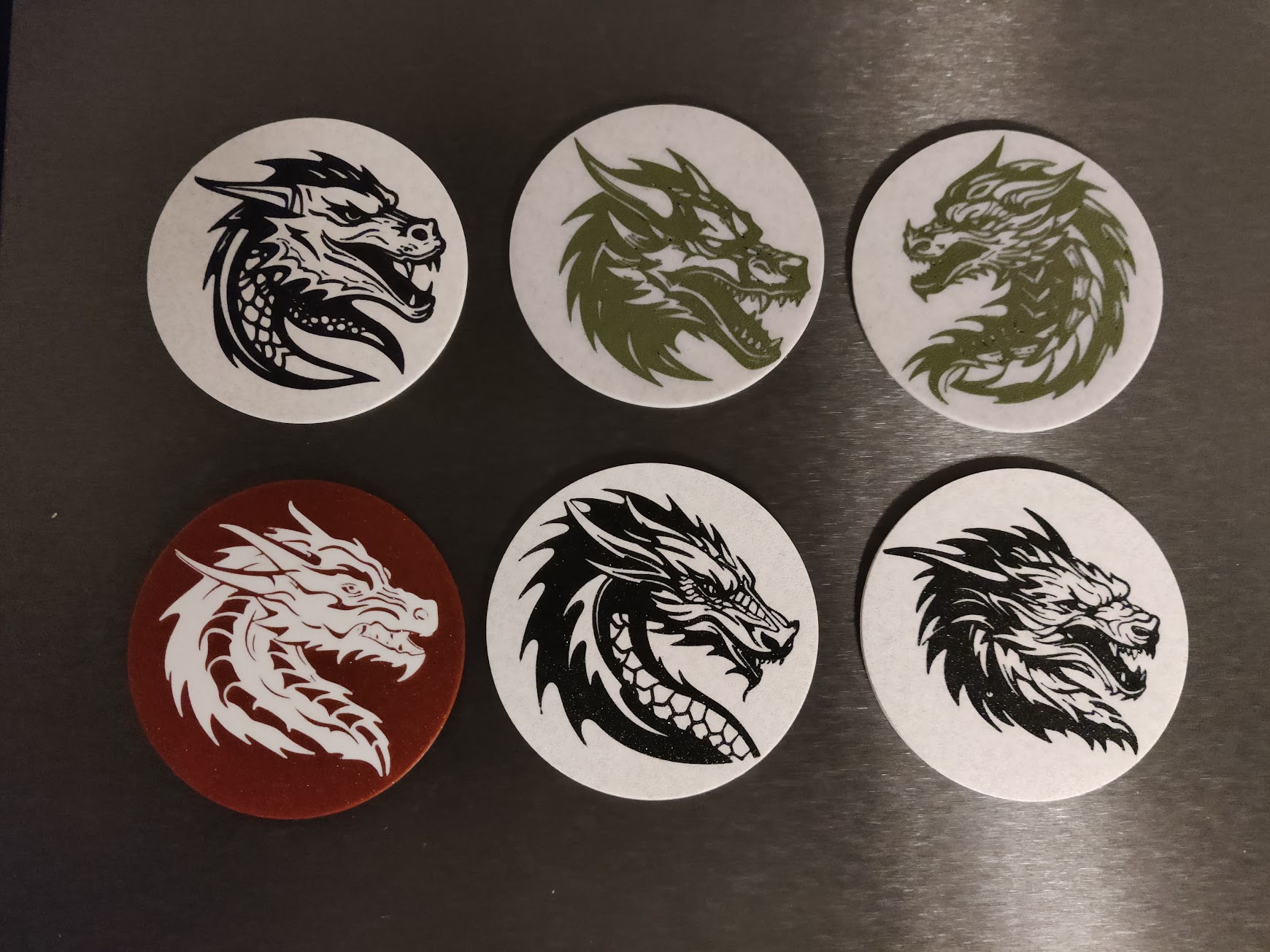 Dragonhead Coaster by Dice & Dragons | Download free STL model ...