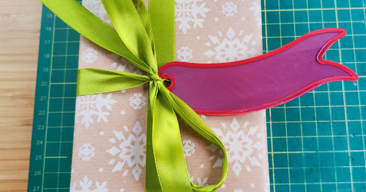 Gift label / tag by Michał | Download free STL model | Printables.com