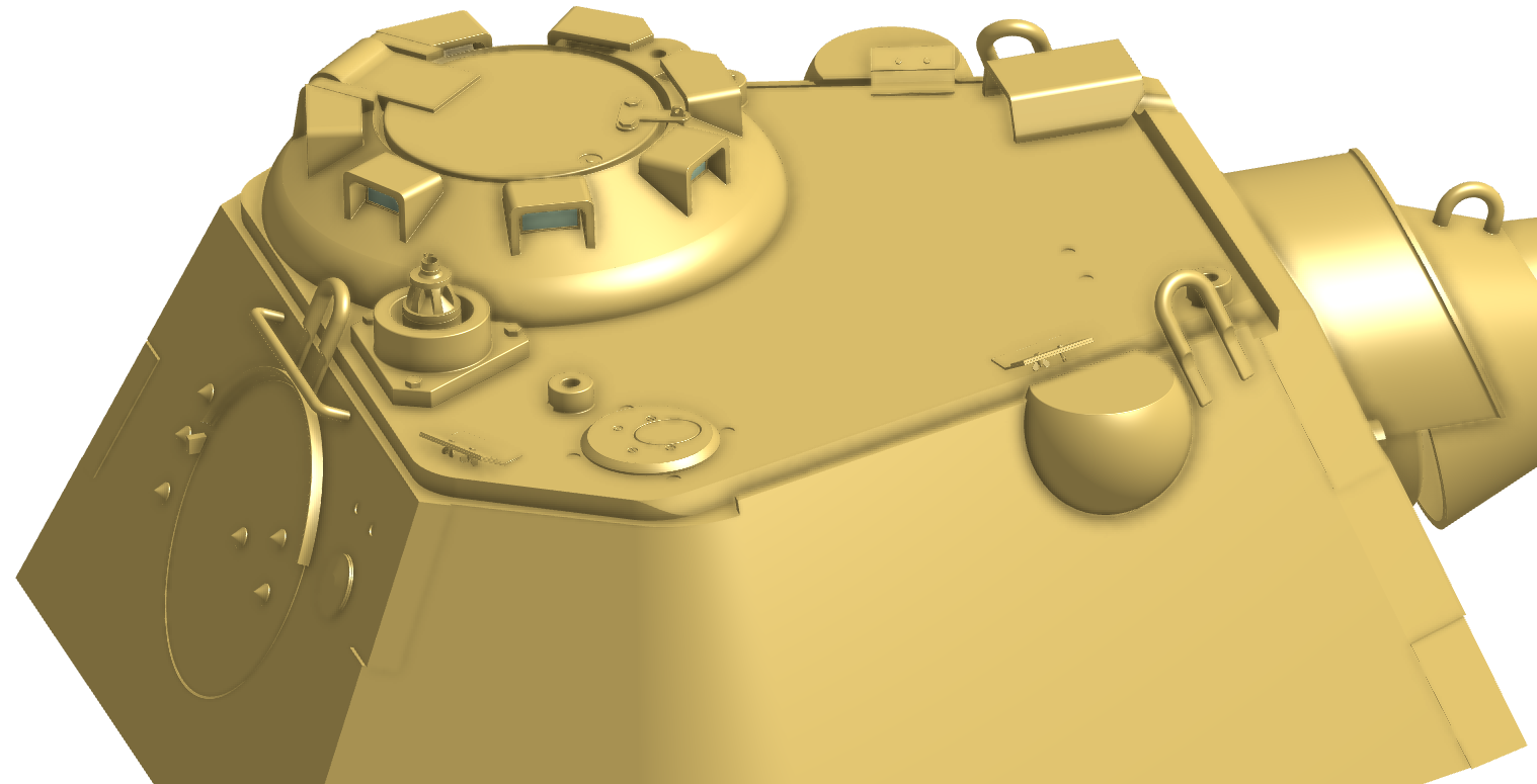 Schmalturm turret RC 1/16 by edumardo | Printables Store