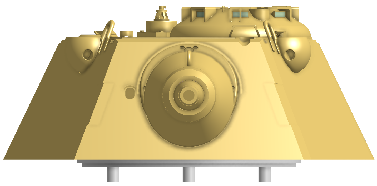 Schmalturm turret RC 1/16 by edumardo | Printables Store