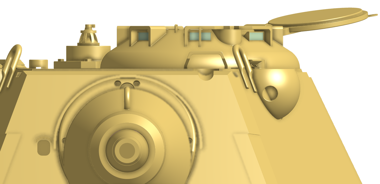 Schmalturm turret RC 1/16 by edumardo | Printables Store