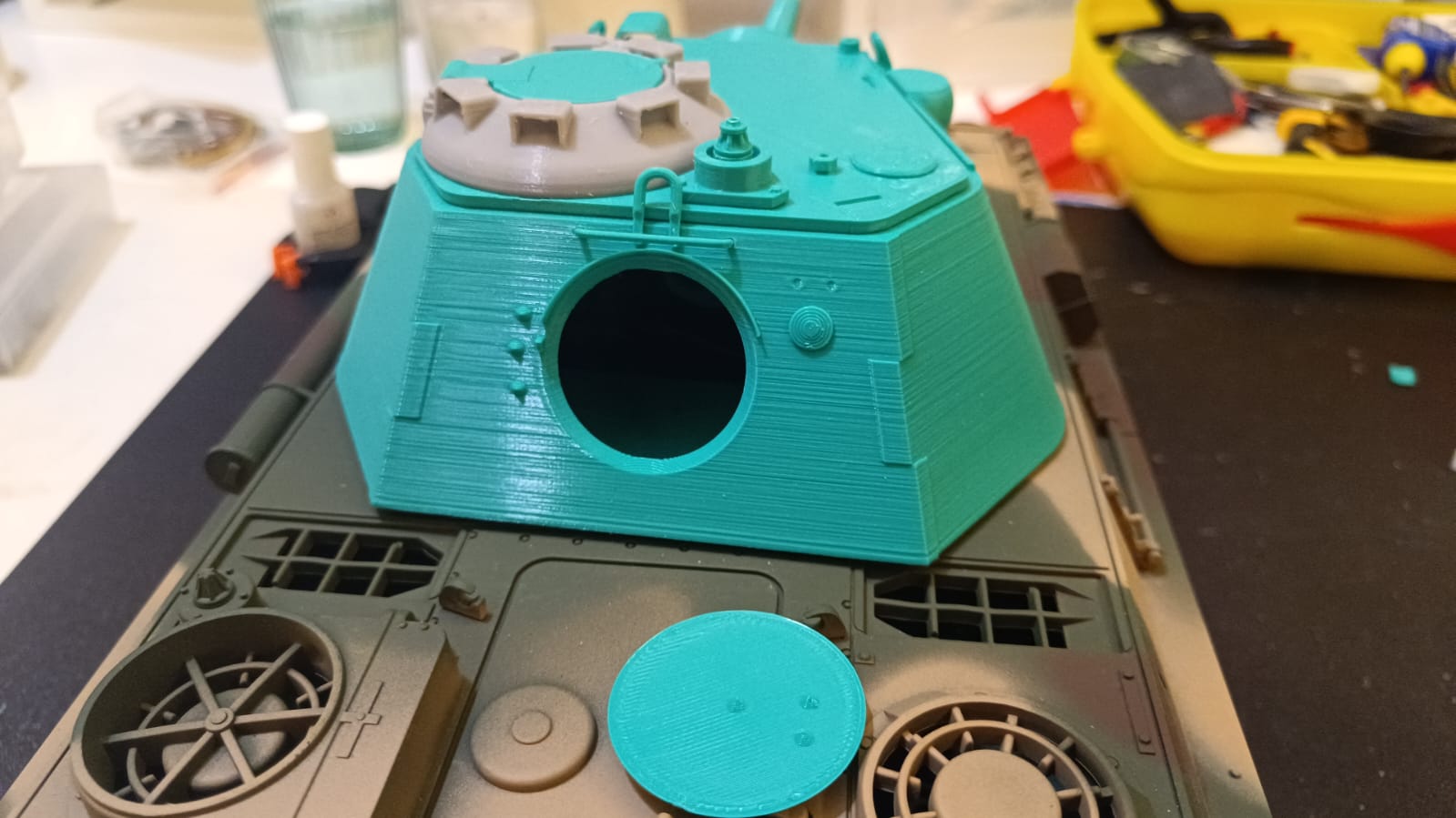 Schmalturm turret RC 1/16 by edumardo | Printables Store