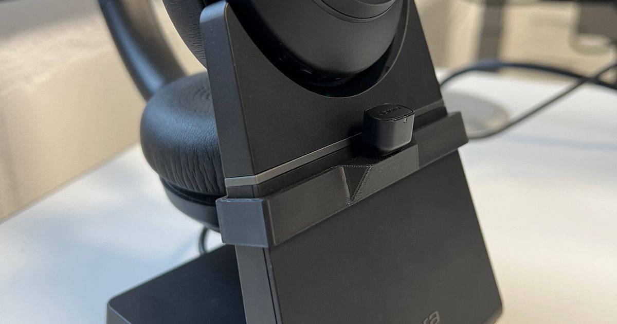 Jabra Link 380 holder for Evolve2 65 Charging Stand USB-C/USB-A by ...