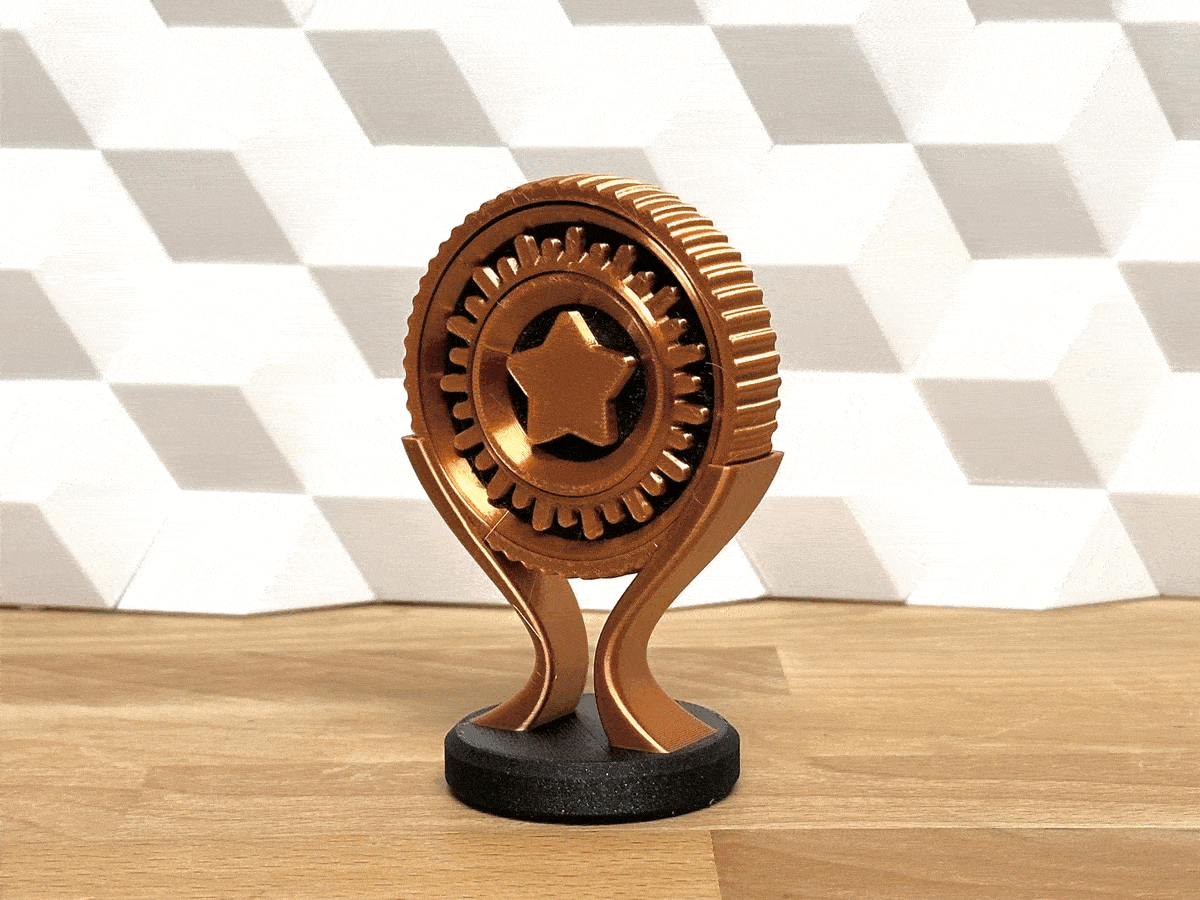 Fidget Medal Trophy (customize and spin!) von GlennovitS 3D ...